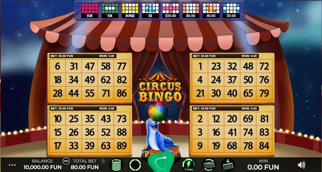 Circus Bingo: Análise, Vantagens e Bônus do Jogo